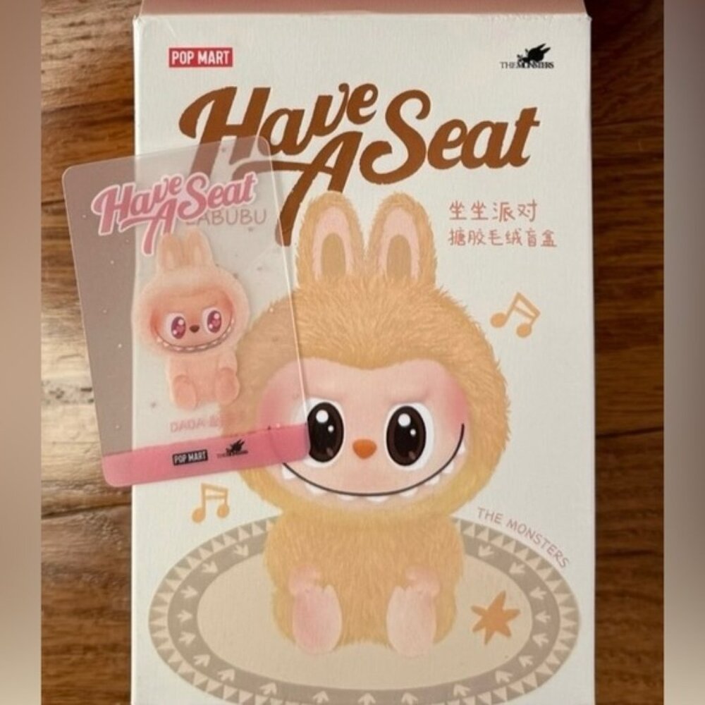 100% Authentic Labubu Have A Seat DADA - Gem